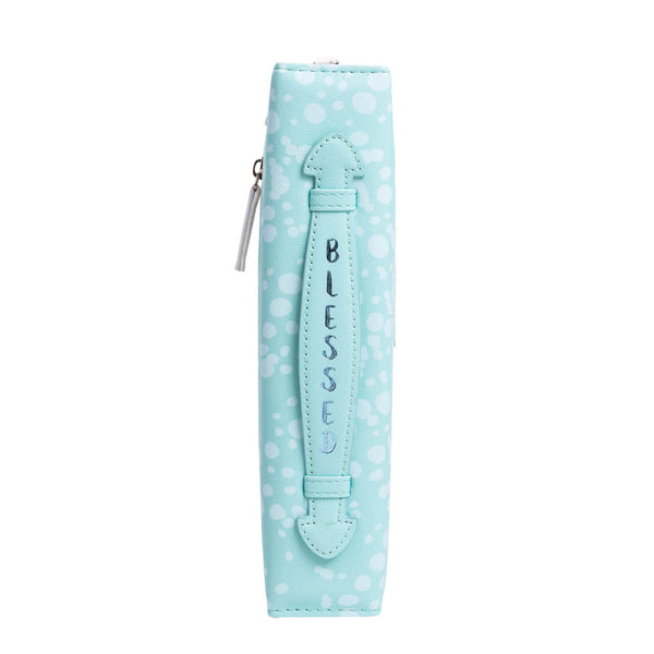 Bible Cover: Blessed, Teal/Blue – Divinity Boutique